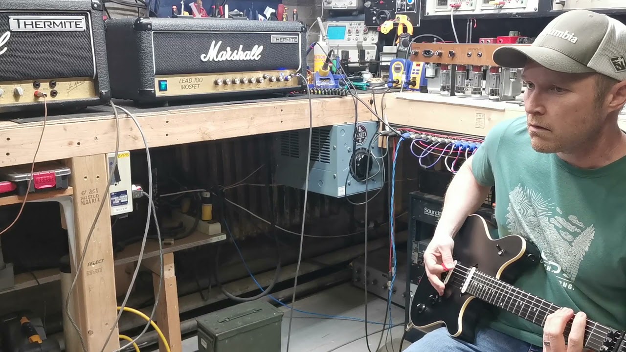 Thermite Amplifiers modified Marshall 3210 Lead 100 MOSFET - YouTube