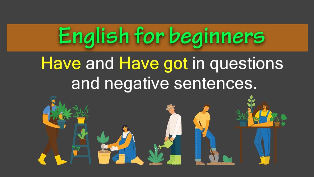Have et Have got: questions et phrases négatives. Have and Have got in ...