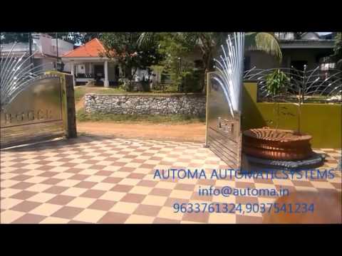 Automatic gates/Remote control gates Banalore/goa - YouTube