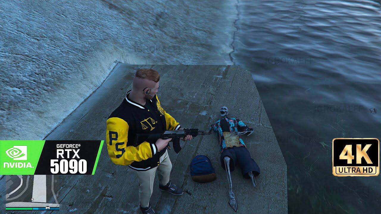 RTX 5090 GTA V Enhanced Graphics MOD! ULTRA PATH TRACING Realism ...