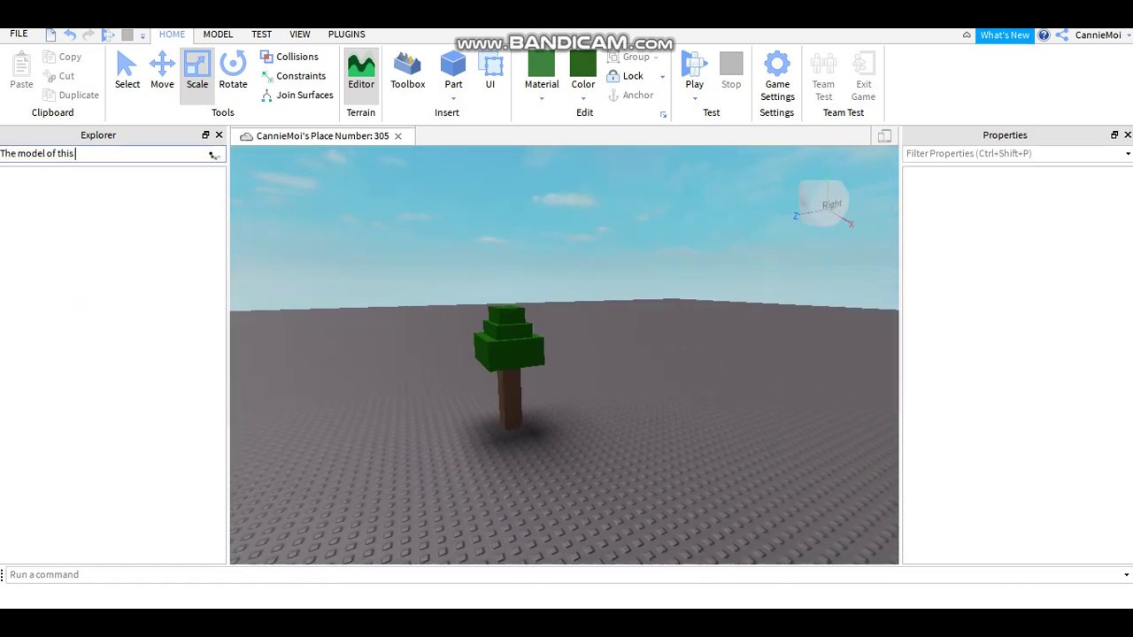 ROBLOX STUDIO| HOW TO MAKE A LOW POLY TREE - YouTube