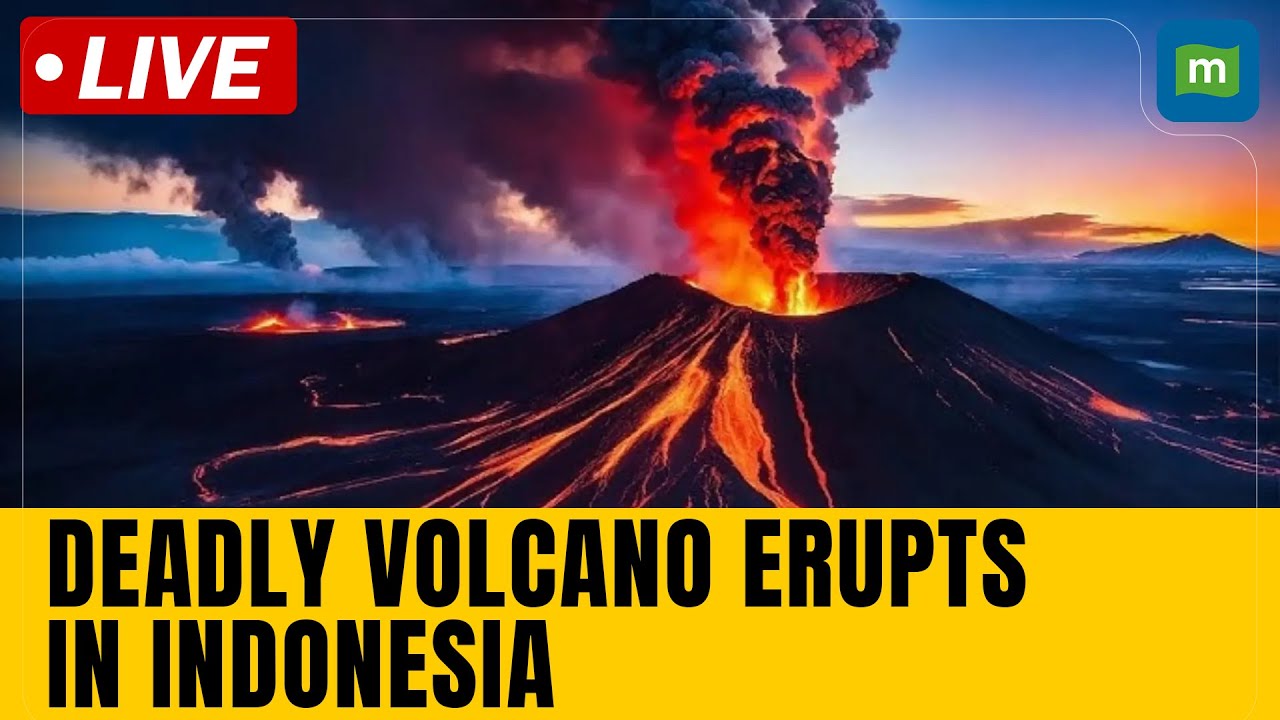 Live: Indonesia's Mount Lewotobi Laki Laki Erupts Again | Residents To ...