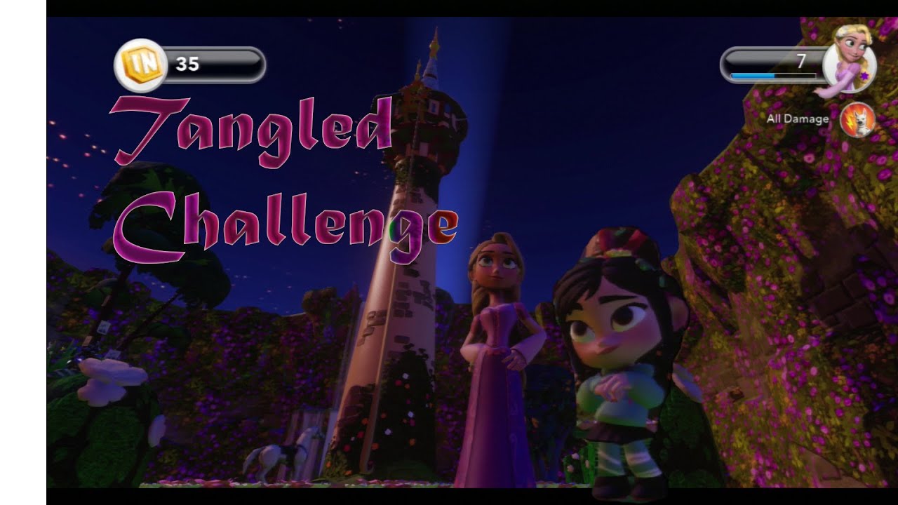 Disney Infinity Tangled Challenge Save Corona - YouTube
