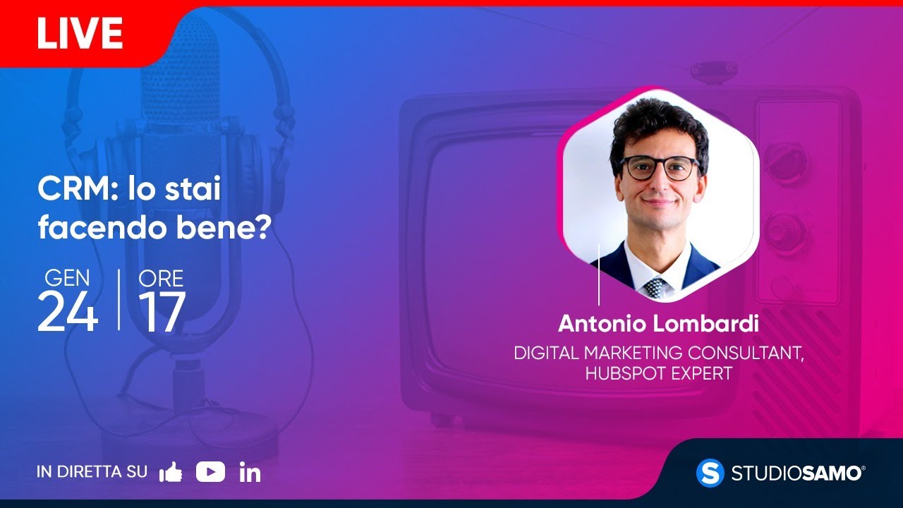 CRM: lo stai facendo bene? | Studio Samo LIVE - YouTube