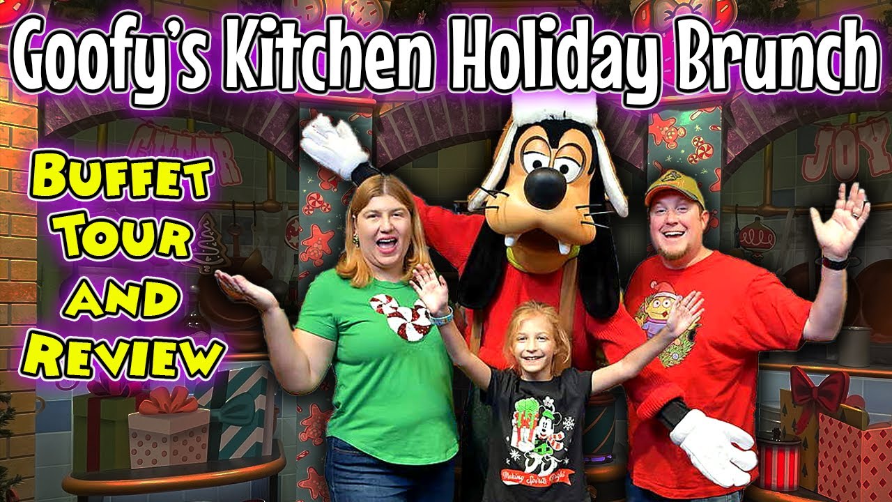 Goofy's Kitchen Disneyland Hotel Christmas Holiday Brunch | Character ...