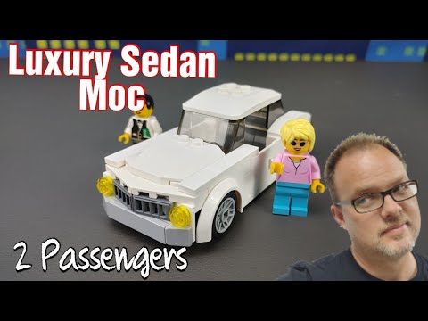 My Lego Luxury Sedan Moc 6 wide 2 passenger car. - YouTube