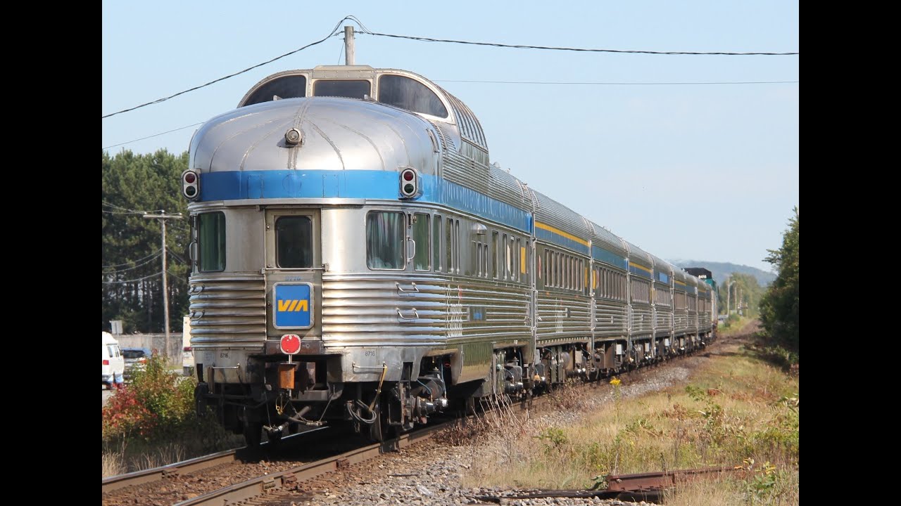 VIA 611 Special Festival StTite Shawinigan 10Sept 16 - YouTube