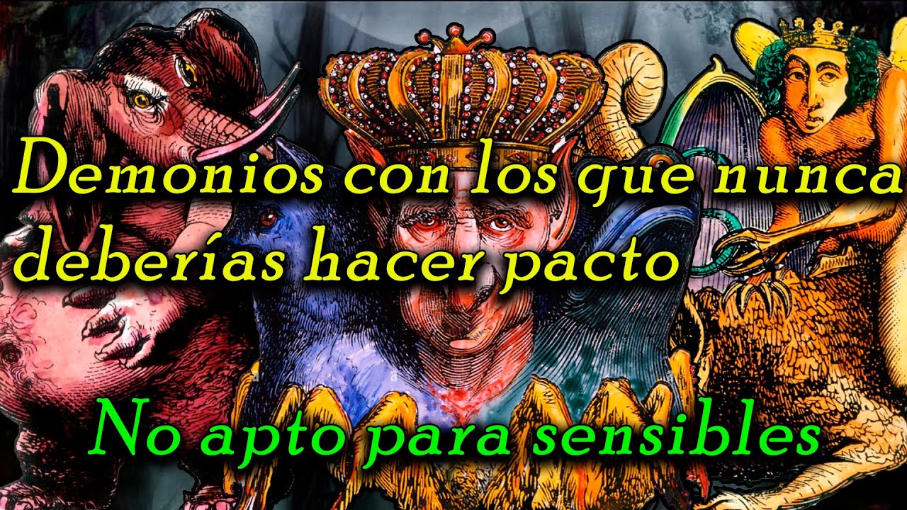 👹 Los demonios MAS PODEROSOS y PELIGROSOS según la iglesia de satánica ...