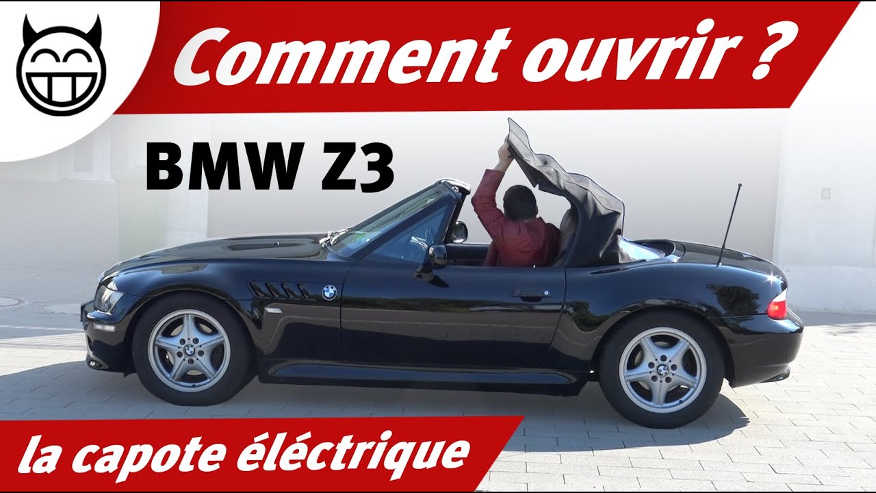 Capote électrique, Comment ouvrir ? BMW Z3 - YouTube