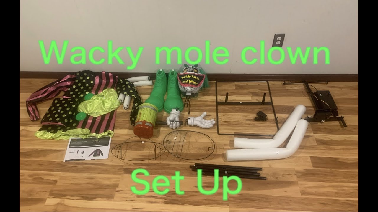 Wacky Mole Clown 2021 set up and demo! - YouTube