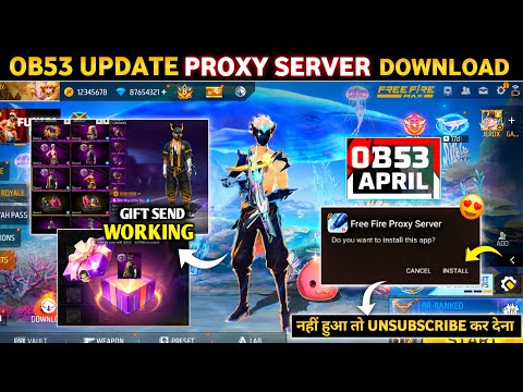How To Download Vip Proxy Server In Free Fire 💯😱🔥| Ob53 Update Proxy Server Download Kaise Kare 