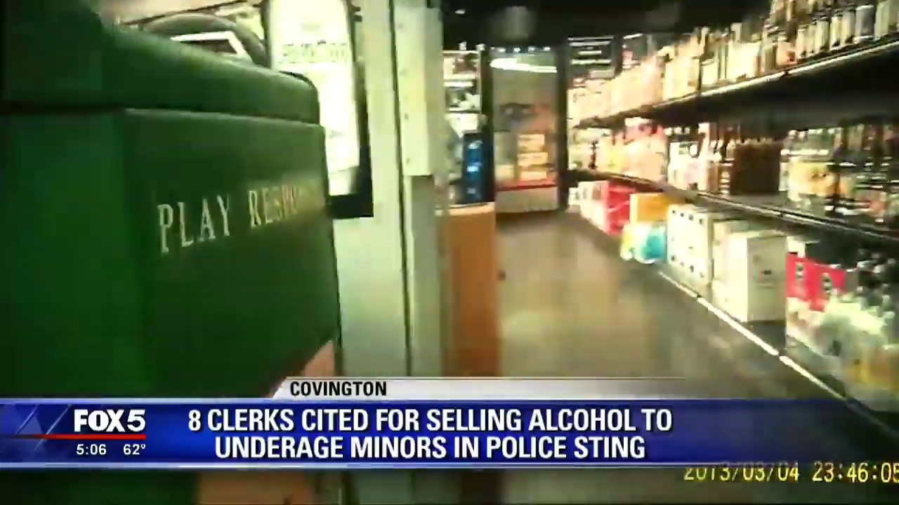 8 clerks cited for selling alcohol to underage minors in police sting ...