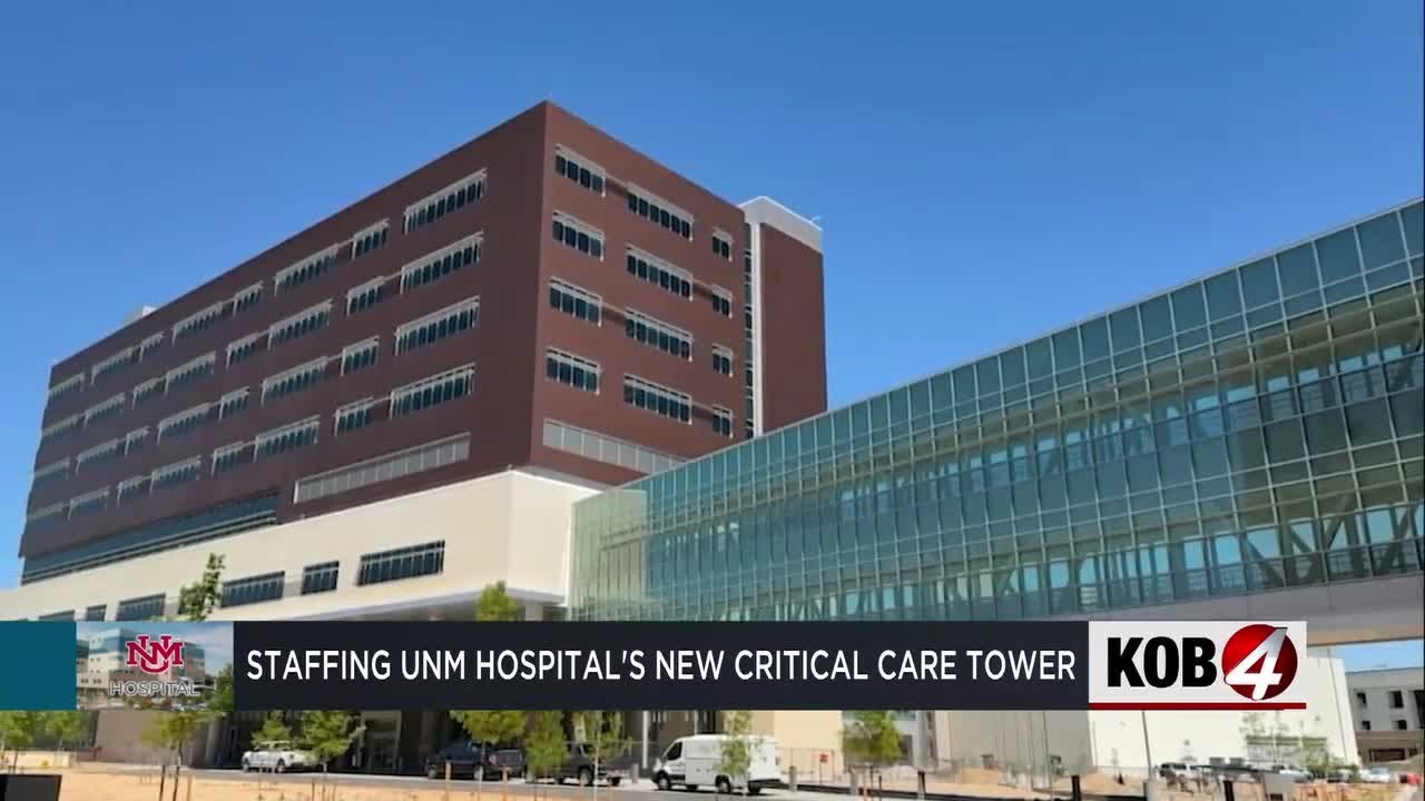 UNM hospital staffs up new critical care tower - YouTube