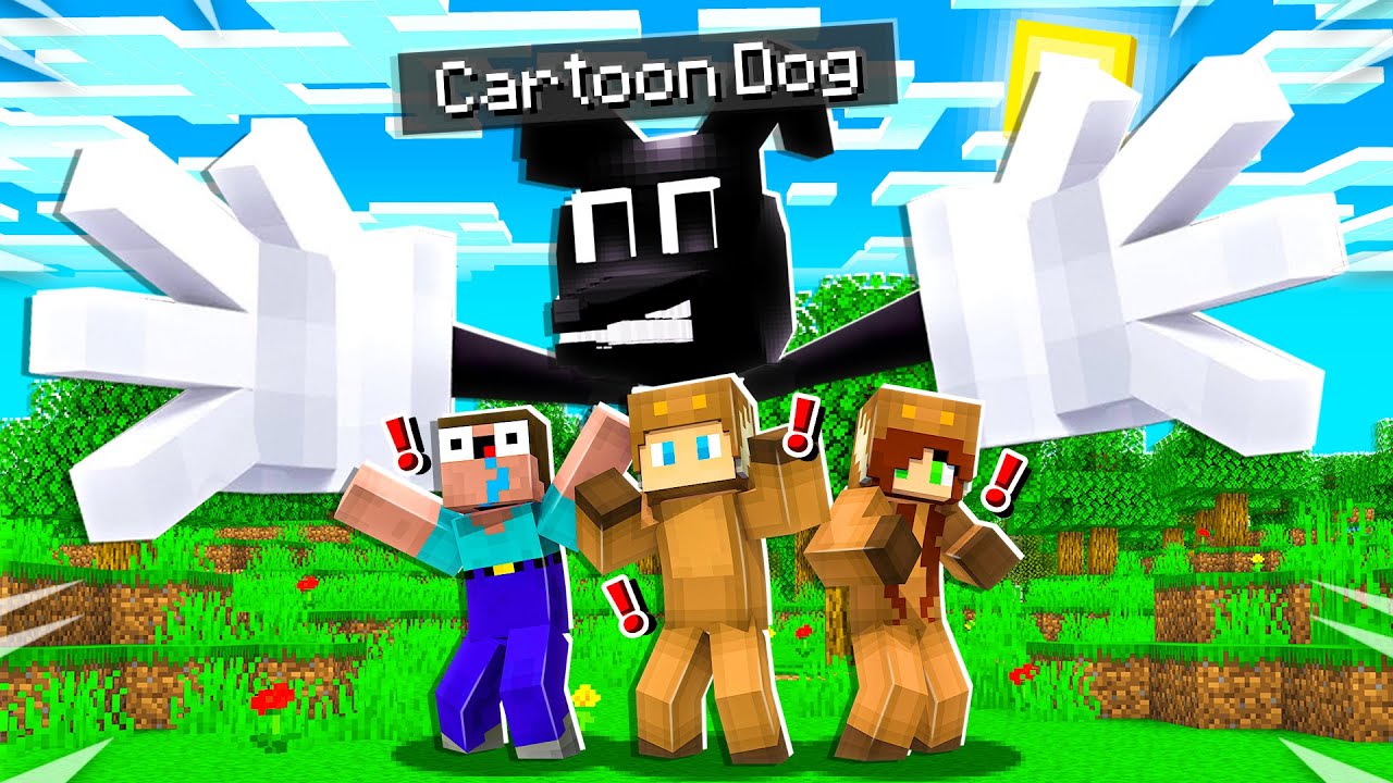 HOW To SUMMON CARTOON DOG in MINECRAFT with GIRLFRIEND! - YouTube
