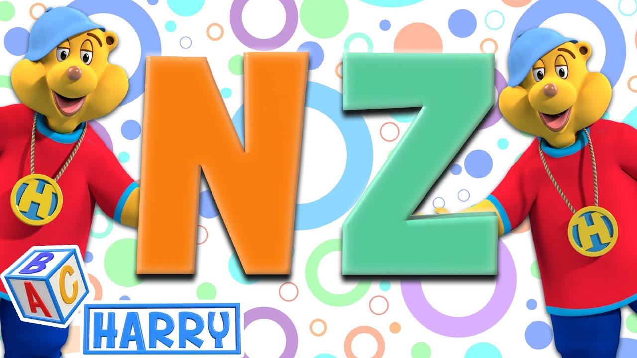 N to Z | Learn The Alphabet With Phonics | ABC Harry Nursery Rhymes ...