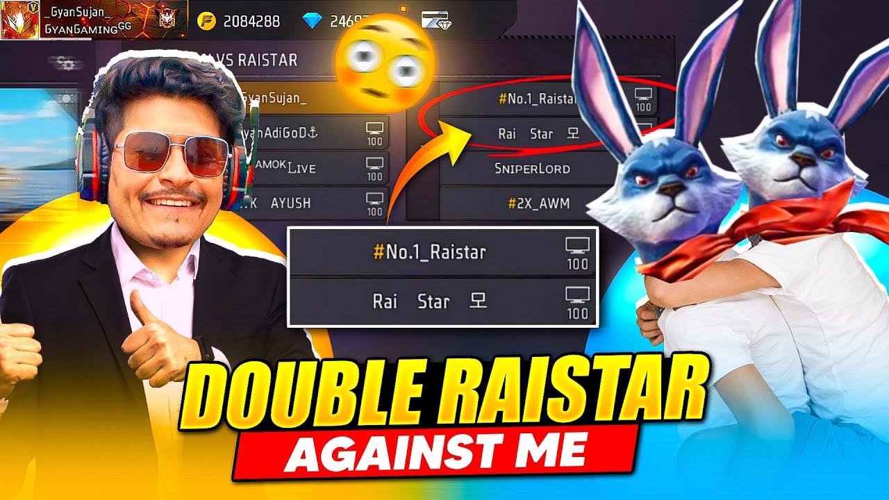 2x Raistar 😳 Double Raistar Clash Squad Against GyanSujan Vs Raistar 4 ...