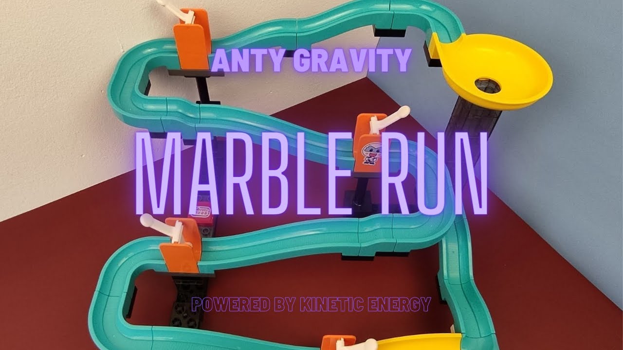 Satisfying Building Block coaster ☆ Anti Gravity Marble Run ASMR ...