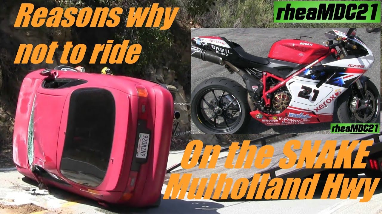 Reasons why not ride a Motorcycle on Snake Mulholland Highway + The ...