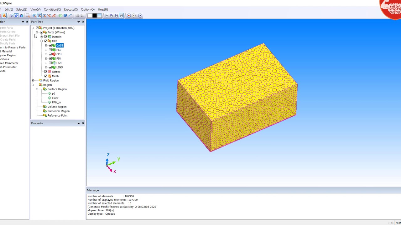 75 Training 2 Mesh Parameters scFlow CFD MSC Cradle - YouTube