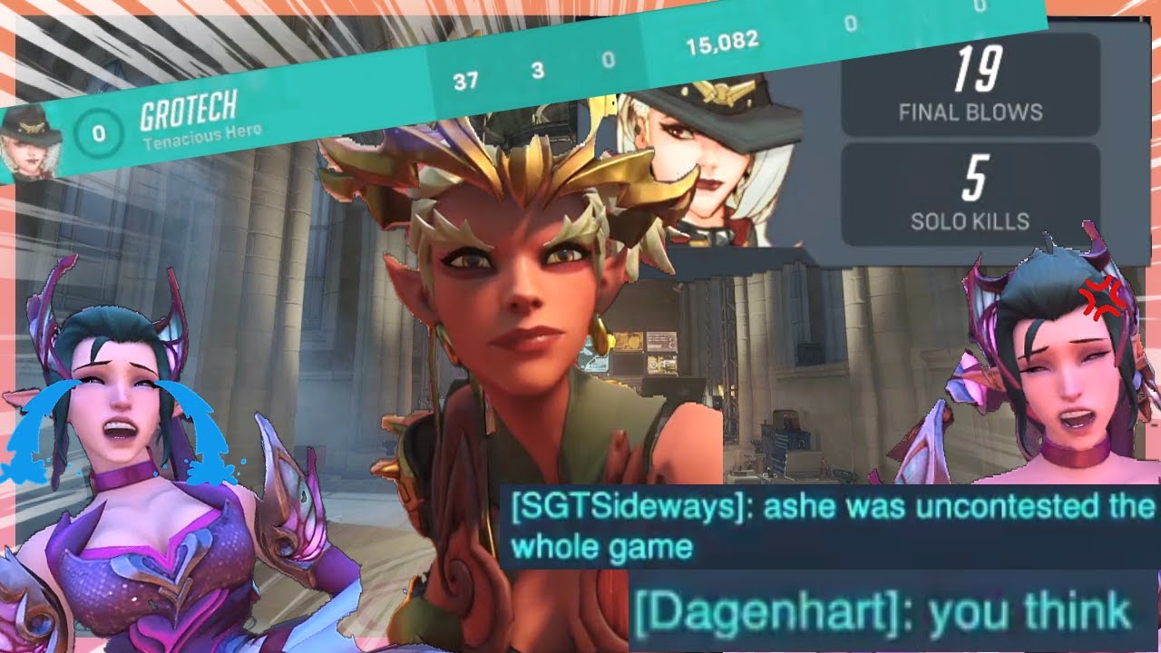 Streamer reaction Game W/REACTIONS (Overwatch 2 Toxic Moments) - YouTube