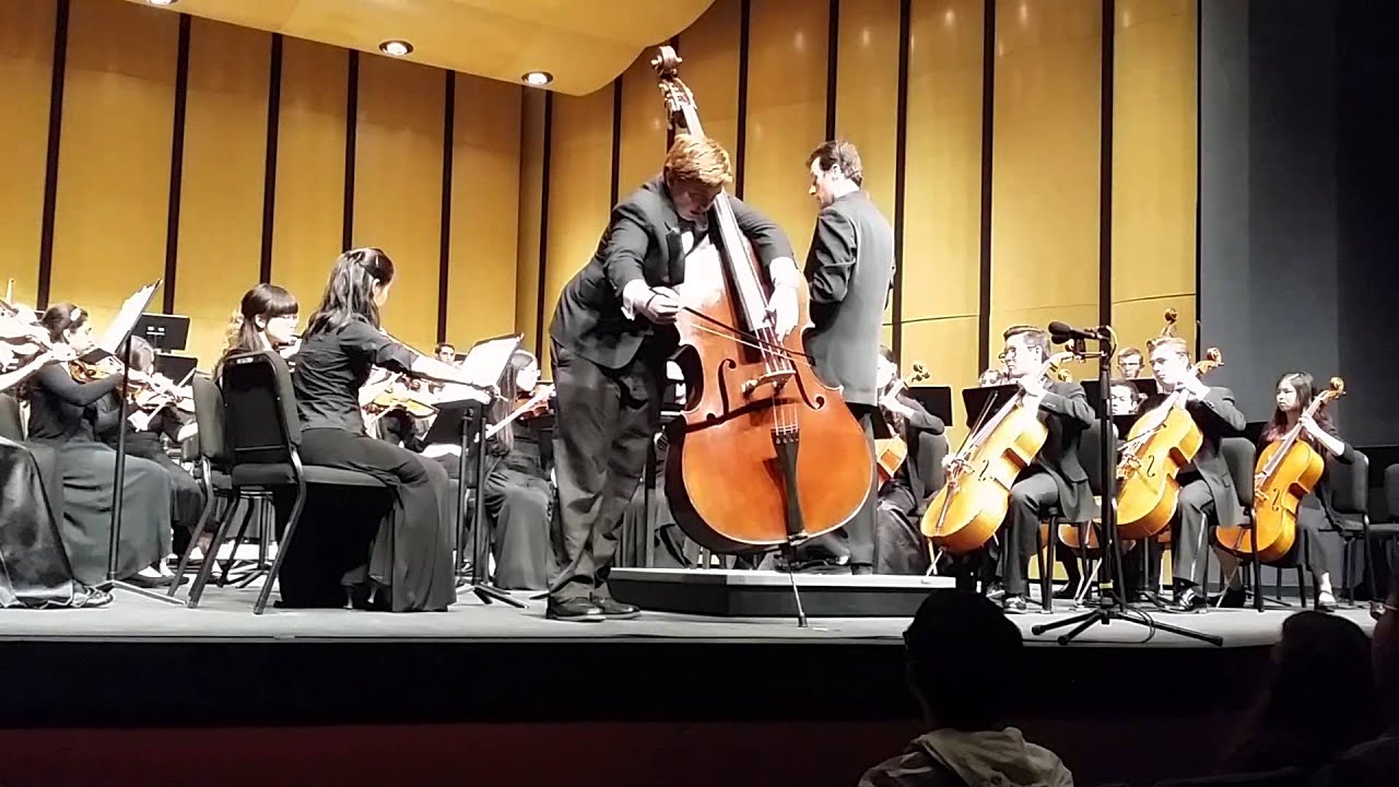 Noah performs Bottesini Concerto 2 with OCSA Symphony Orchestra - YouTube