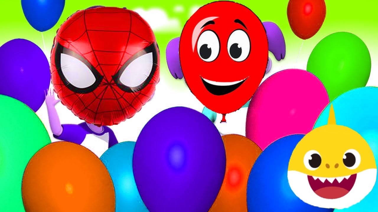 Learn colors with colored balloons 2020 - YouTube
