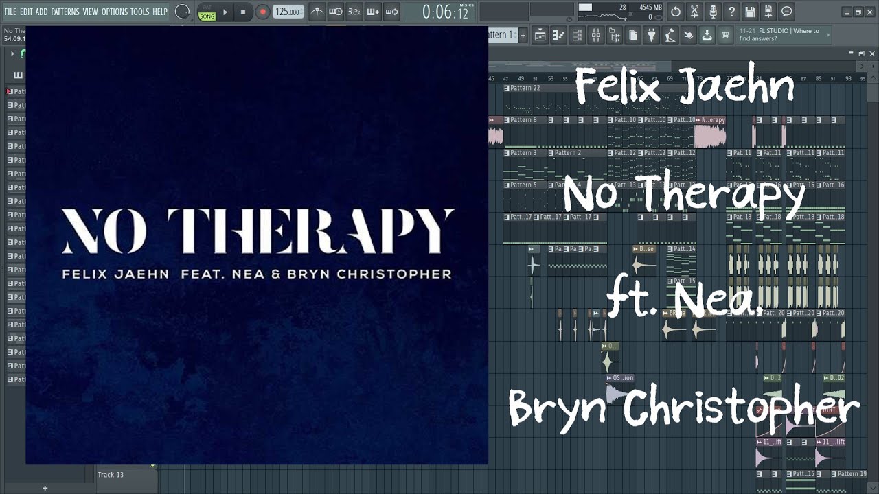 Felix Jaehn - No Therapy ft. Nea, Bryn Christopher [FL Studio Remake ...