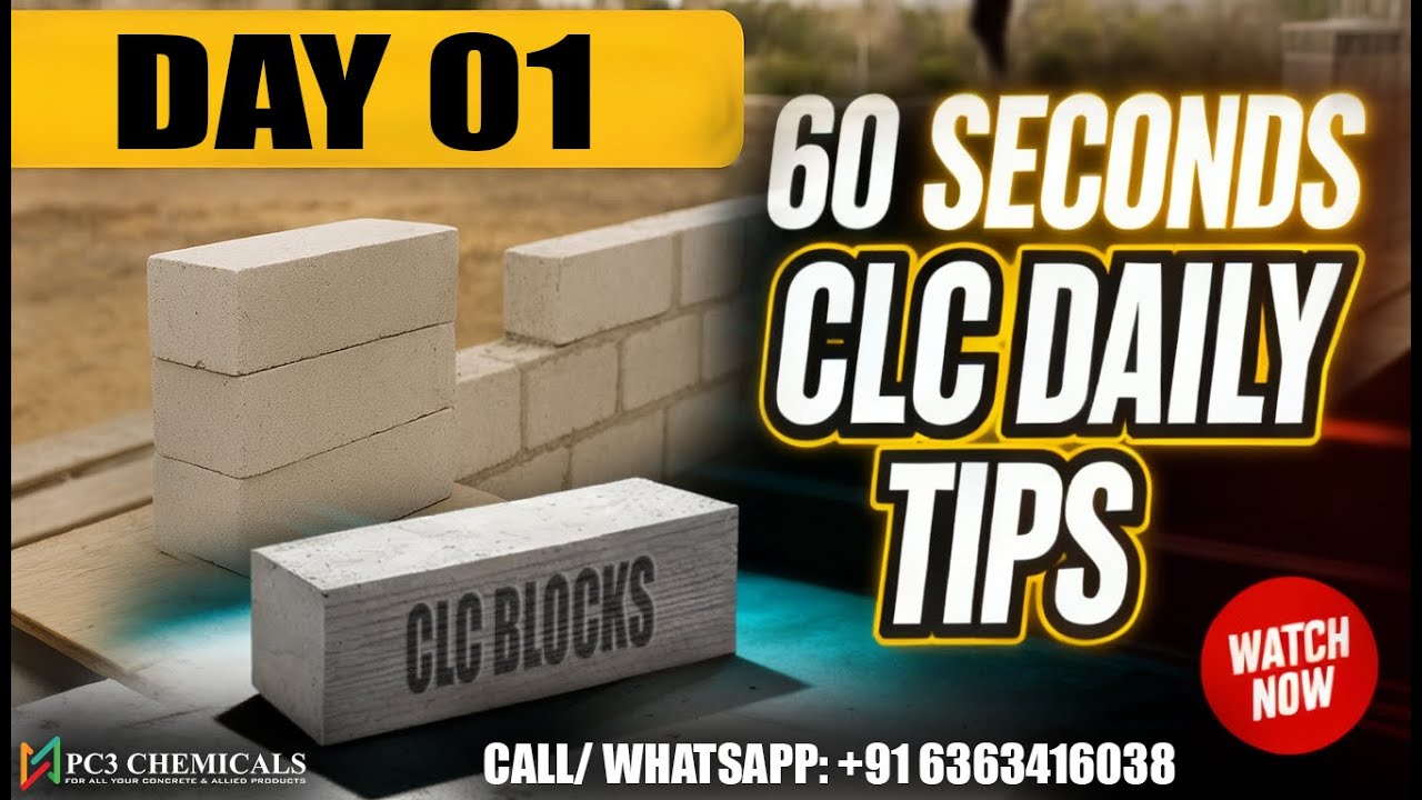 CLC Daily Learning | Foam Concrete Tip 06 | what is CLC? - YouTube
