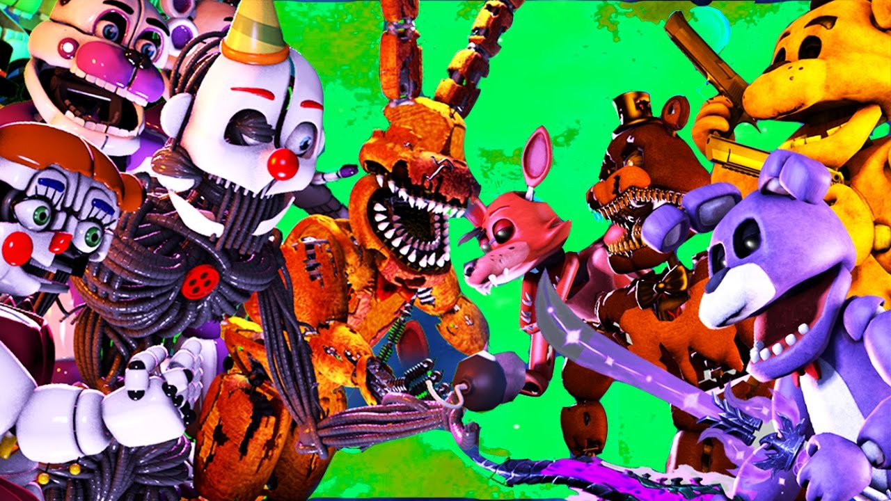 Ultimate FNAF FIGHT Animation: Five Nights at Freddy's VS. SISTER ...