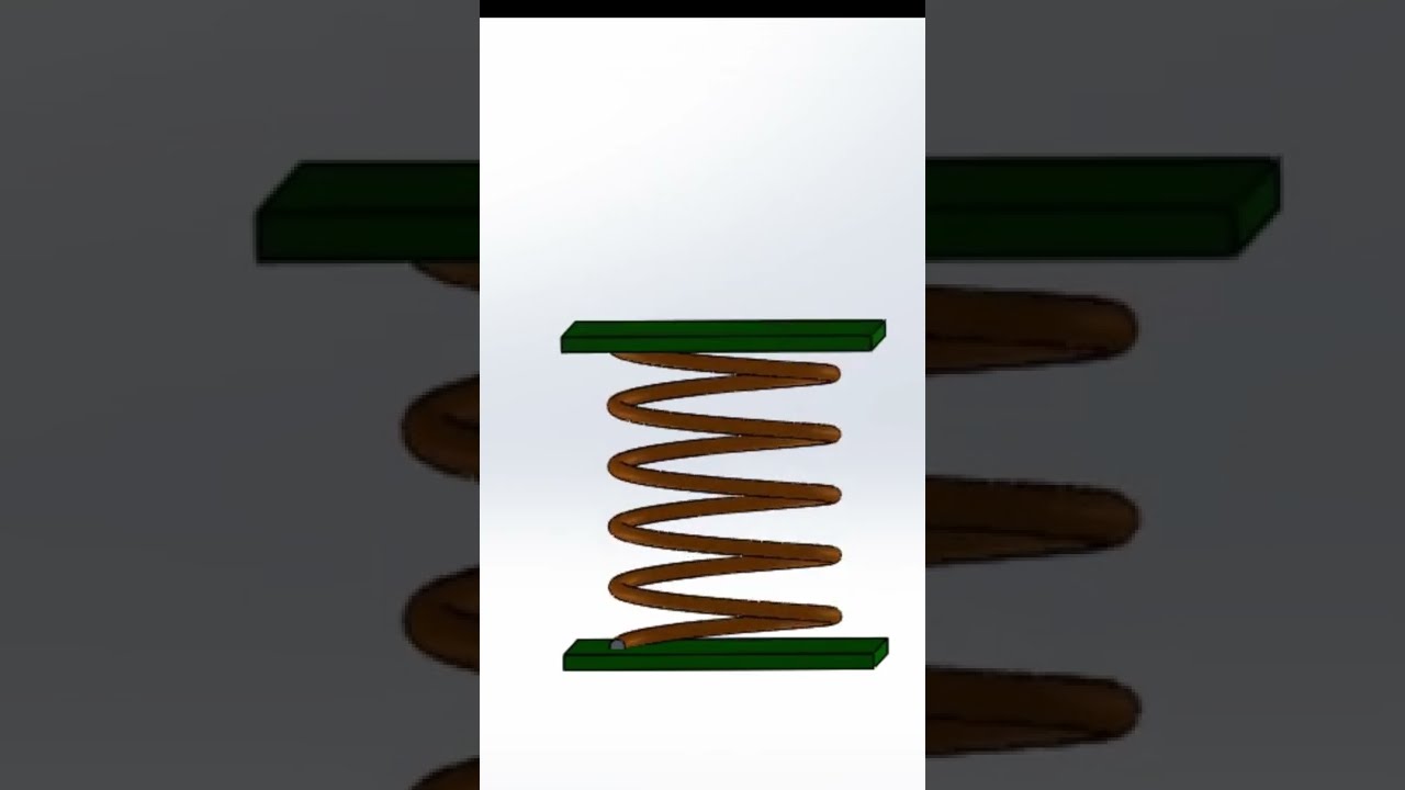 animation d'un ressort sur solidworks tutoriel complet disponible sur ...