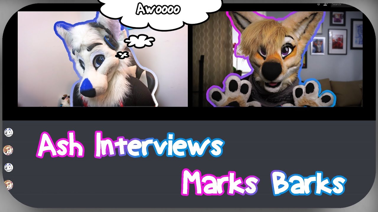 Ash Interviews Marks Barks in Fursuit and Learns to Awoo! - Yapping ...
