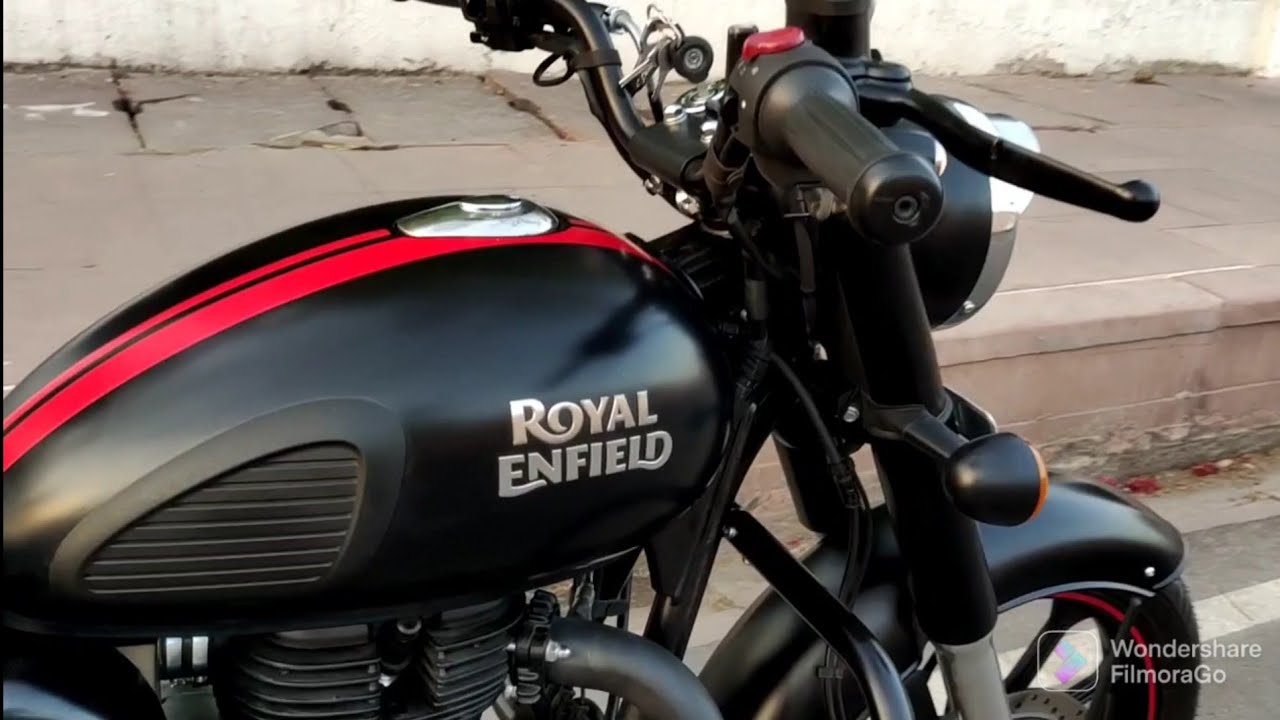 Royal Enfield Classic 350 Engine and stock Exhaust sound - YouTube