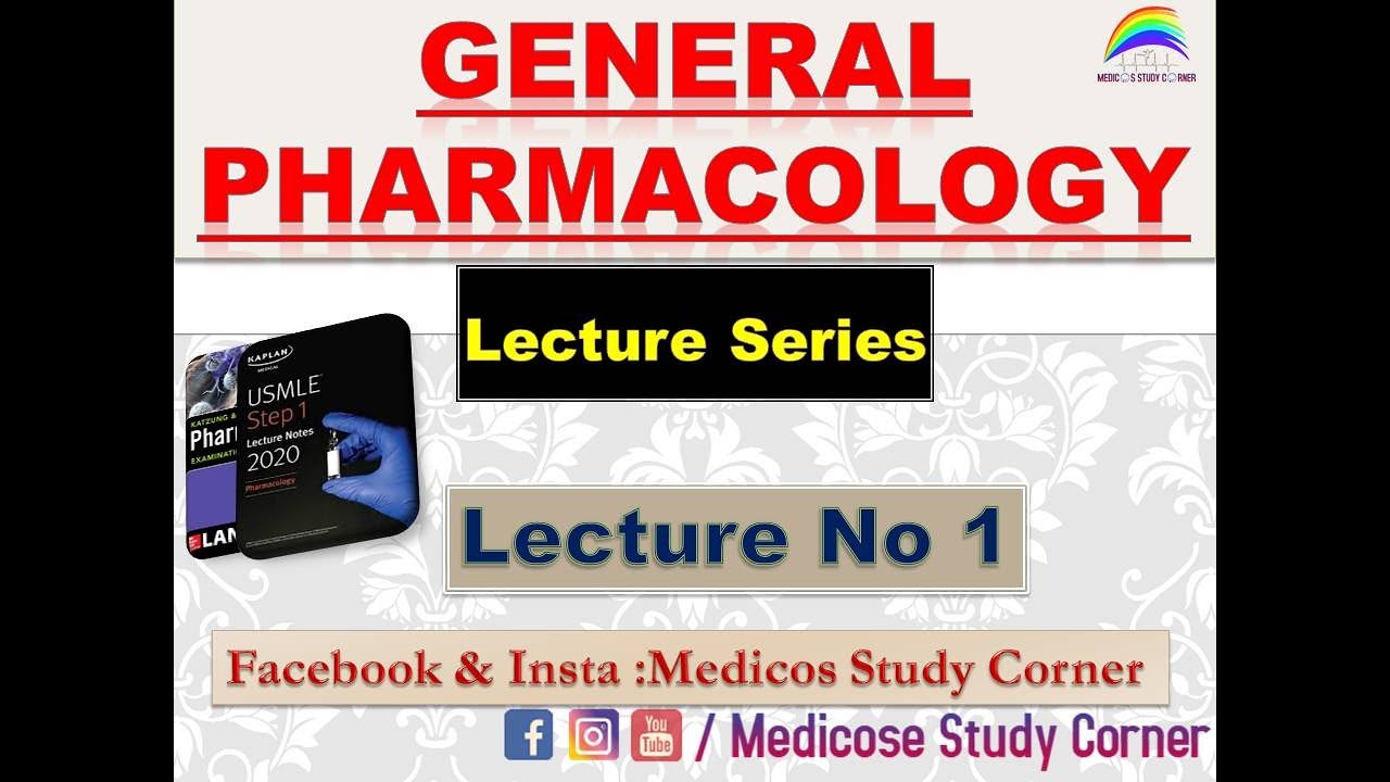 Branches of pharmacology| General pharma 1 | Lecture Series | Lippin ...