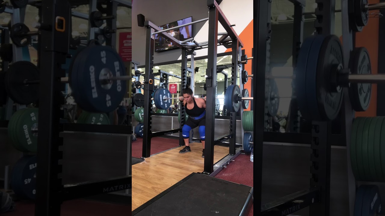 Squat top lift 250lbs - YouTube