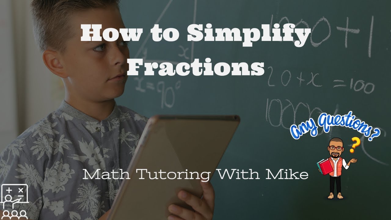How to Simplify Fractions to Lowest Terms, Simple Math Procedure with ...