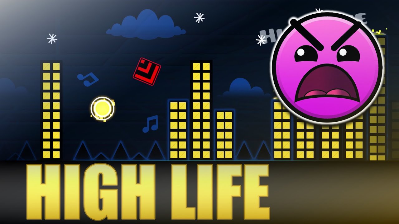 High Life, All coins (Insane 9⭐) by Migueword | Geometry Dash [2.0 ...