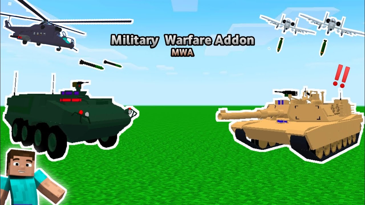 ADDON MILITARY WARFARE!!ADDON WAR 3D!!MWA 1.18-1.19 - YouTube
