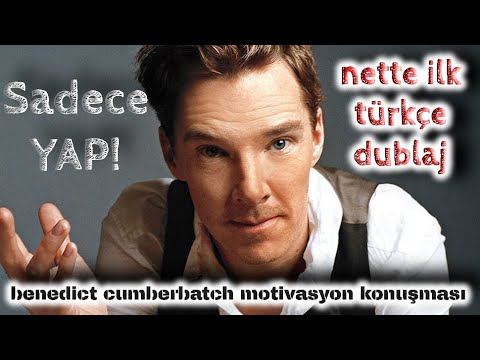 Benedict Cumberbatch Motivasyon Konuşması Türkçe Dublaj / Benedict Cumberbatch Motivational Speech