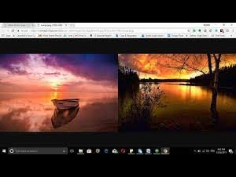 How to merge two images into one image - YouTube