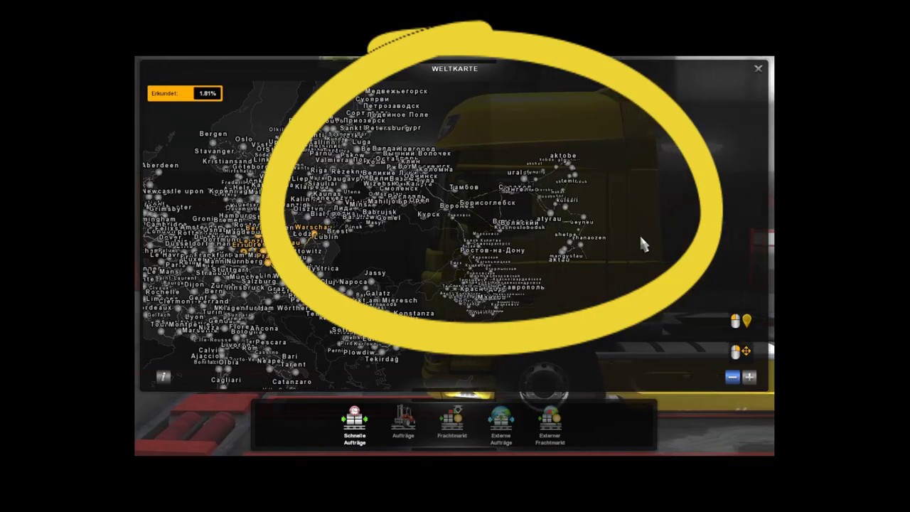 ETS 2 Kartenerweiterung Ukraine, Southern Region, Kazastan, RUS Map ...