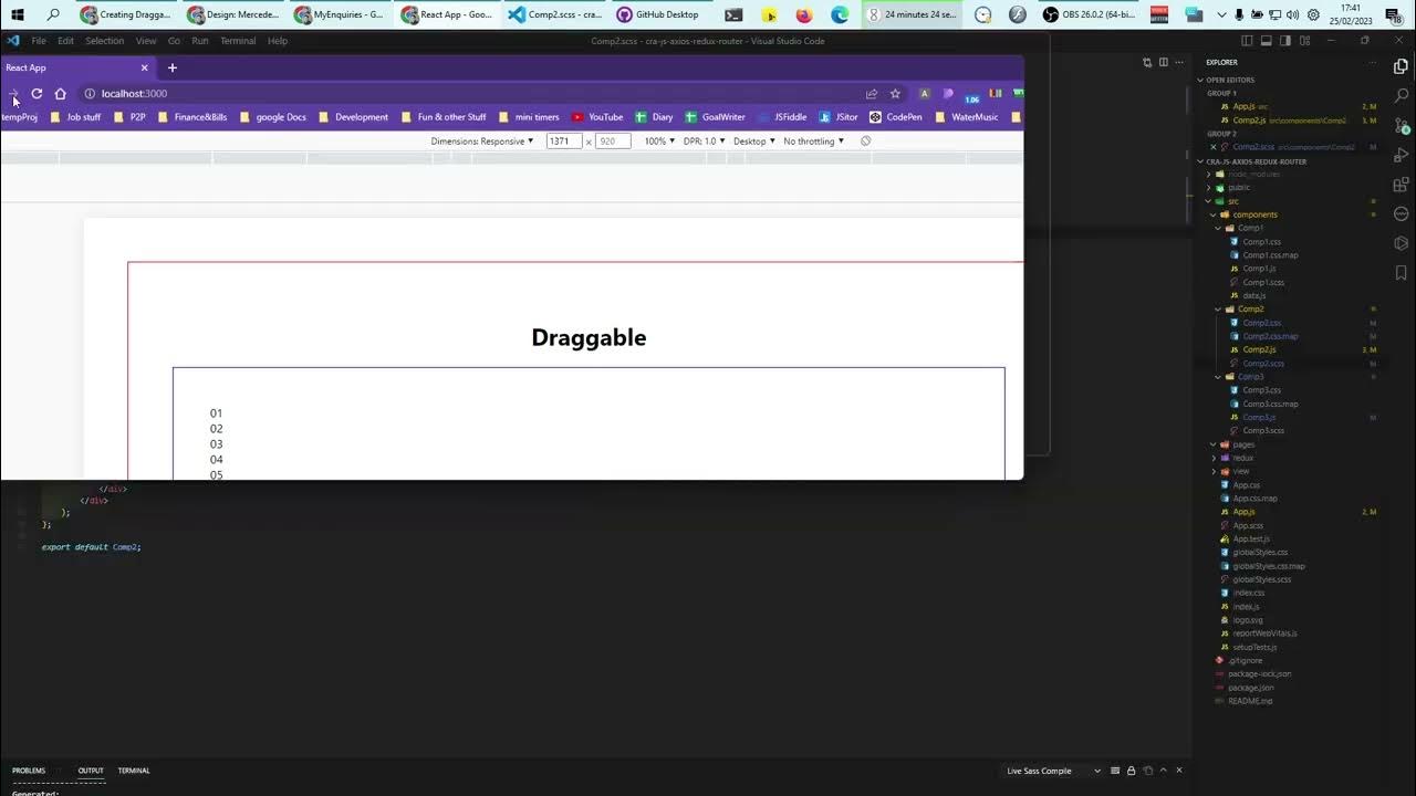 Click and drag slider - React; credit to Johnny - YouTube