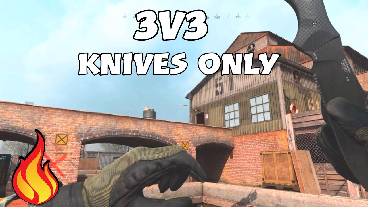 3v3 KNIVES ONLY! Call Of Duty Modern Warfare Gameplay ( INSANE Throwing Knife Kills) - YouTube