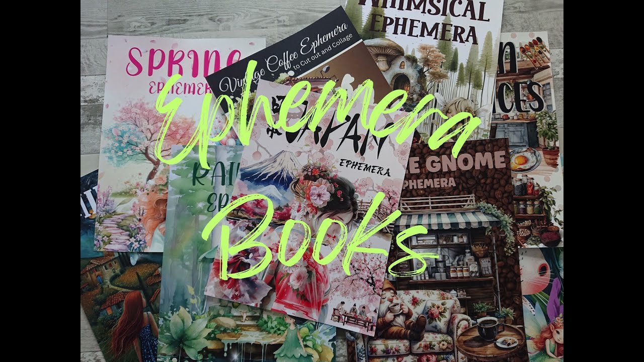 Ephemera Books - Vorstellung der Hefte - YouTube