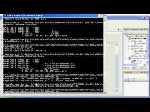 COBOL for Windows - Calling Cobol for .NET (NetCobol for .NET), Using Com Interop - YouTube