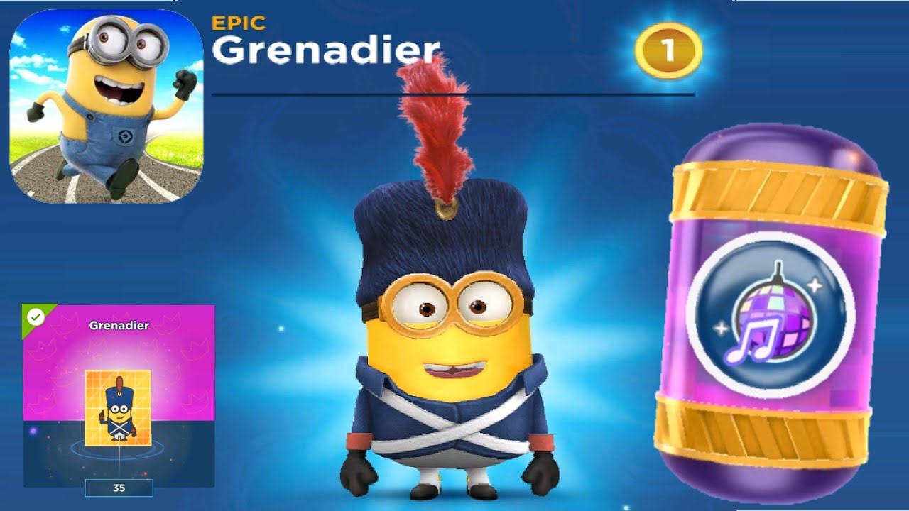 Minion Rush GRENADIER GruTube Stars NEW Special Mission / NEW PRIZE POD ...