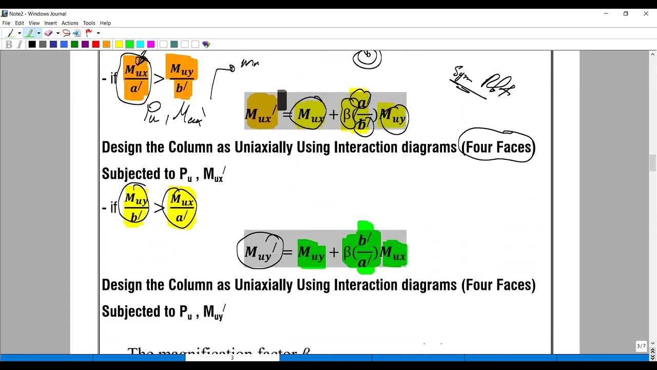 Section 11 Biaxially loaded Columns Reinforced Concrete 1 - YouTube
