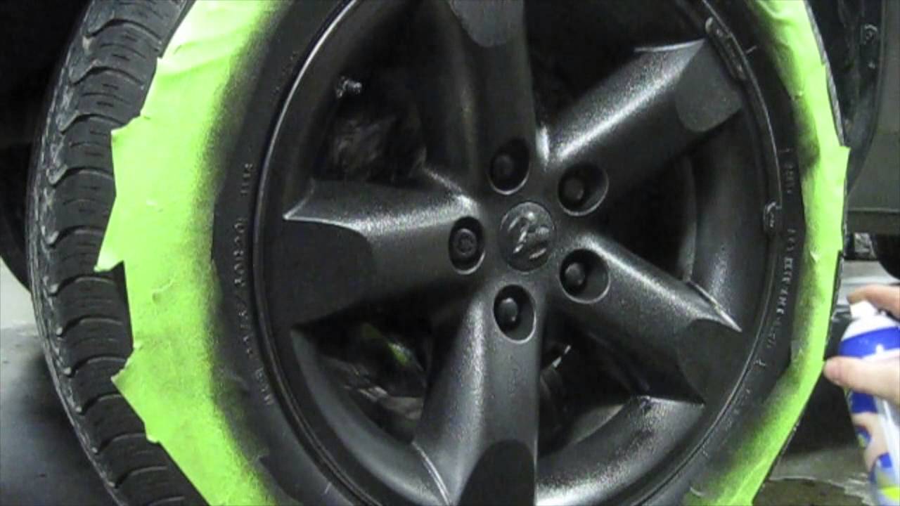 How to Plasti Dip wheels - YouTube