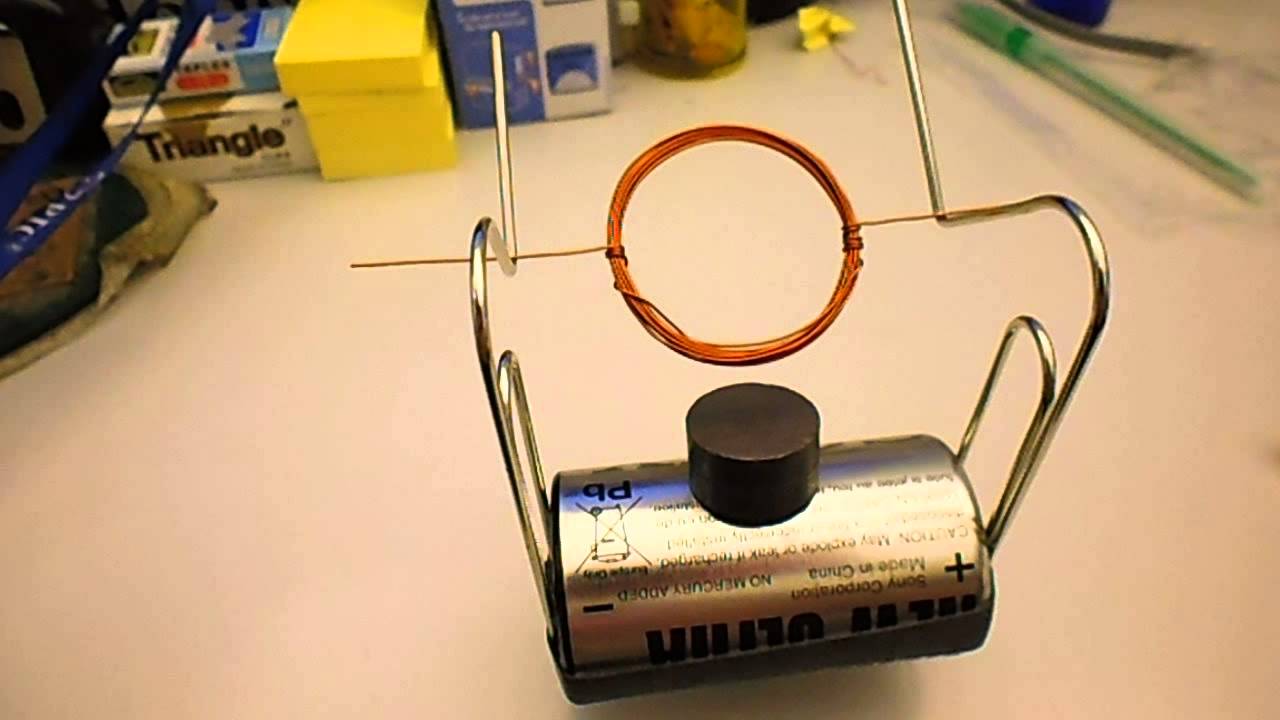 Hand-made DC motor - YouTube