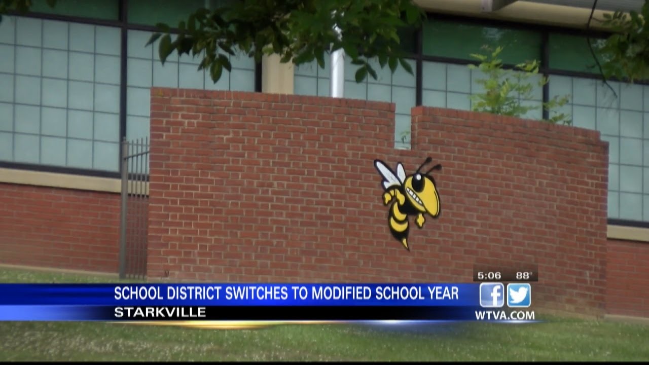 Starkville schools adjust to new modified school year - YouTube