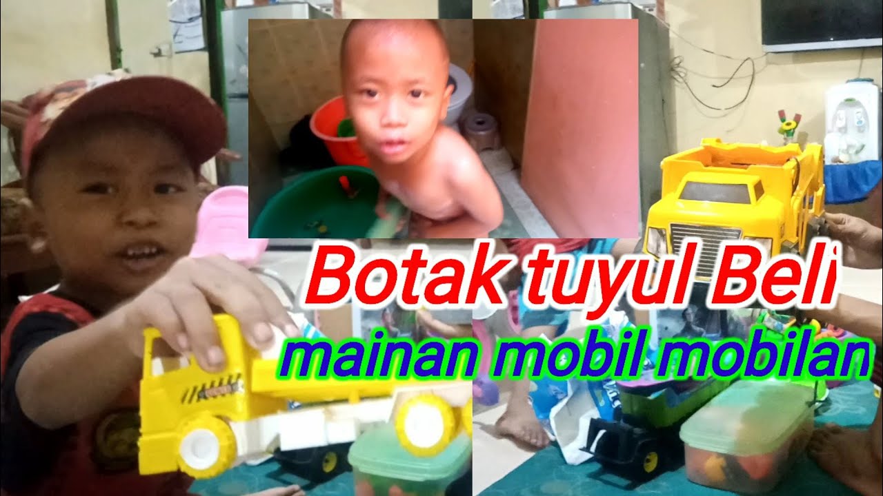 Botak tuyul Beli mainan lego dan mobil mobilan - YouTube